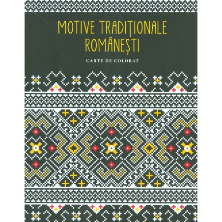 Motive traditionale romanesti. Carte de colorat
