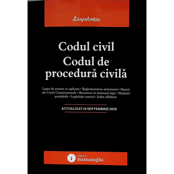 Codul civil. Codul de procedura civila